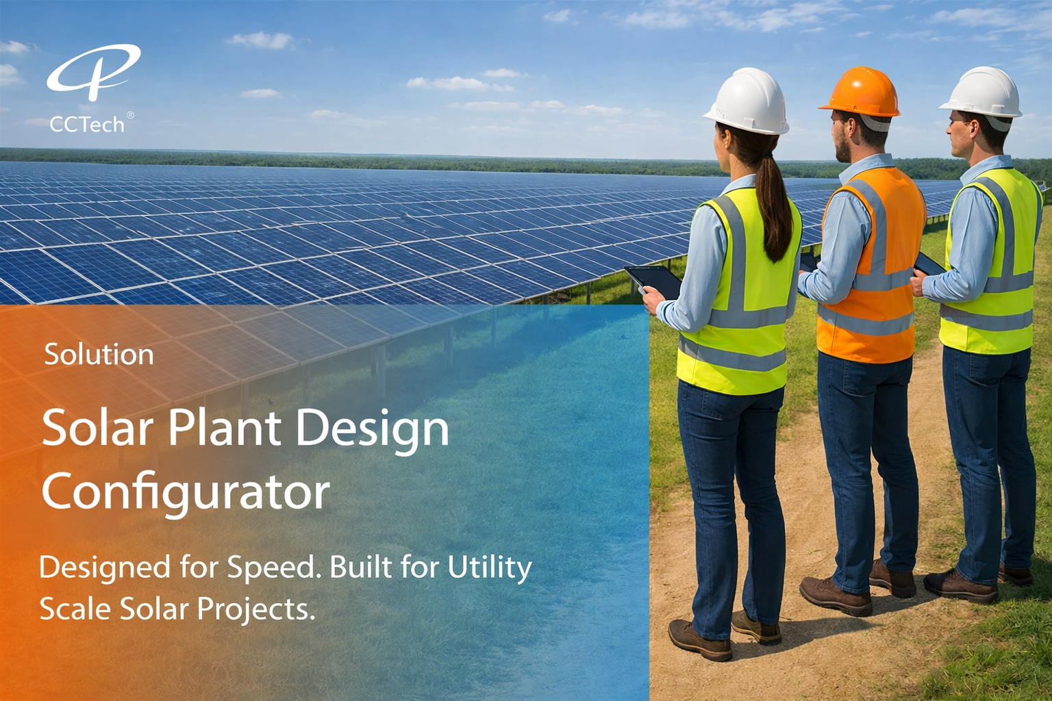 CCTech's Solar Plant Design Configurator